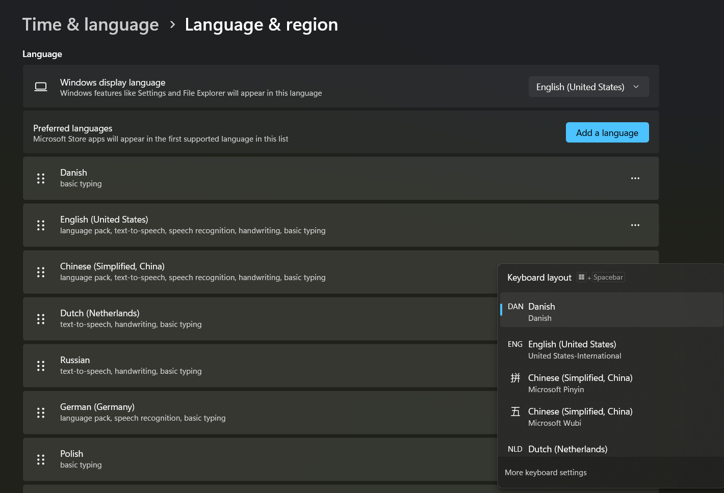 How to set default keyboard language to be different than default Windows language - Microsoft Q&A