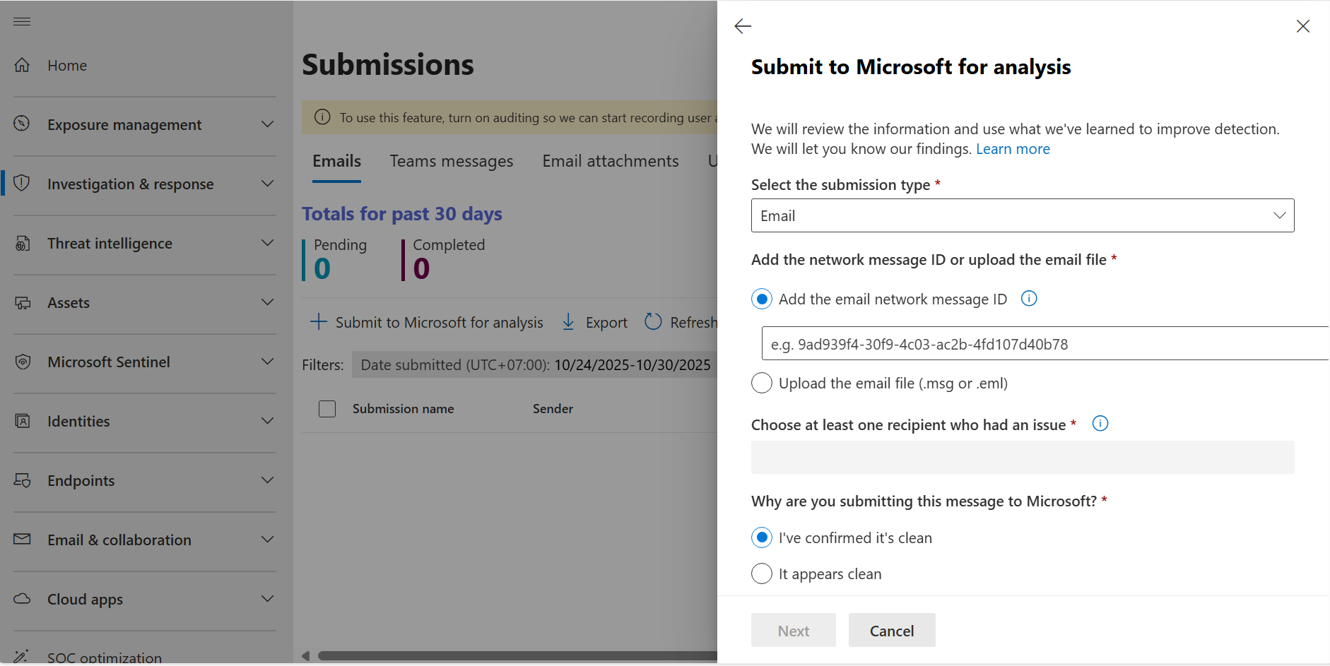 Email is Quarantined - Microsoft Q&A