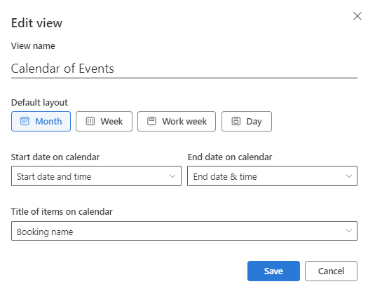 Can you view more than 2 items visually in the Calendar view of lists ...