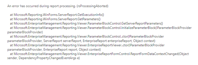 Scsm Reports Do Not Work After Deletion Of Encrypted Content From Ssrs Microsoft Qanda