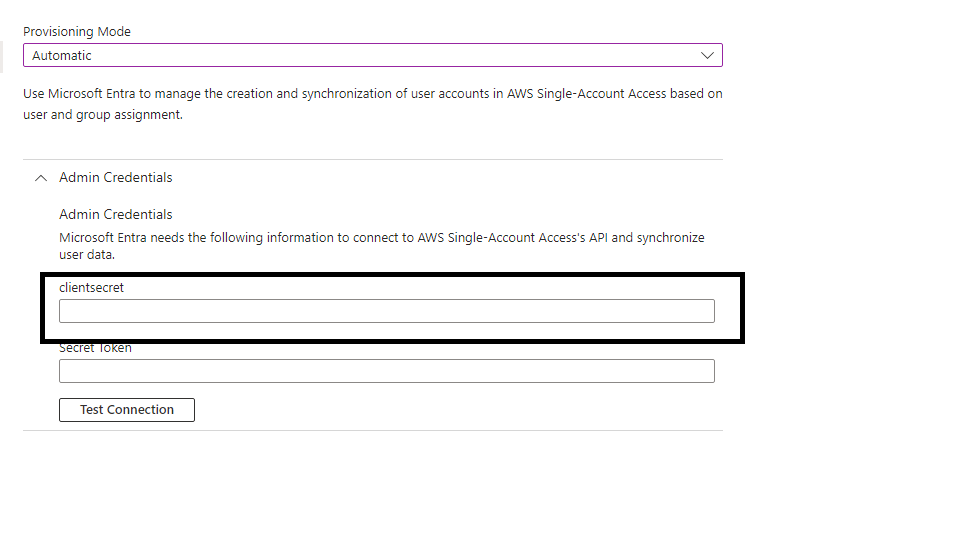 SCIM provising In microsoft entra for AWS SSO - Microsoft Q&A