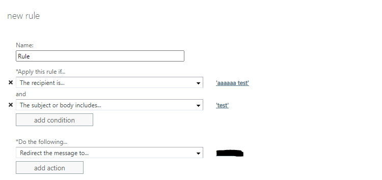 Autoforward Transport rule not working - Microsoft Q&A