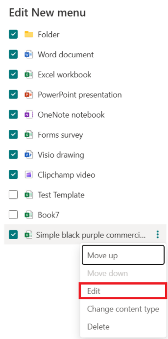 download an excel template by default in sharepoint - Microsoft Q&A