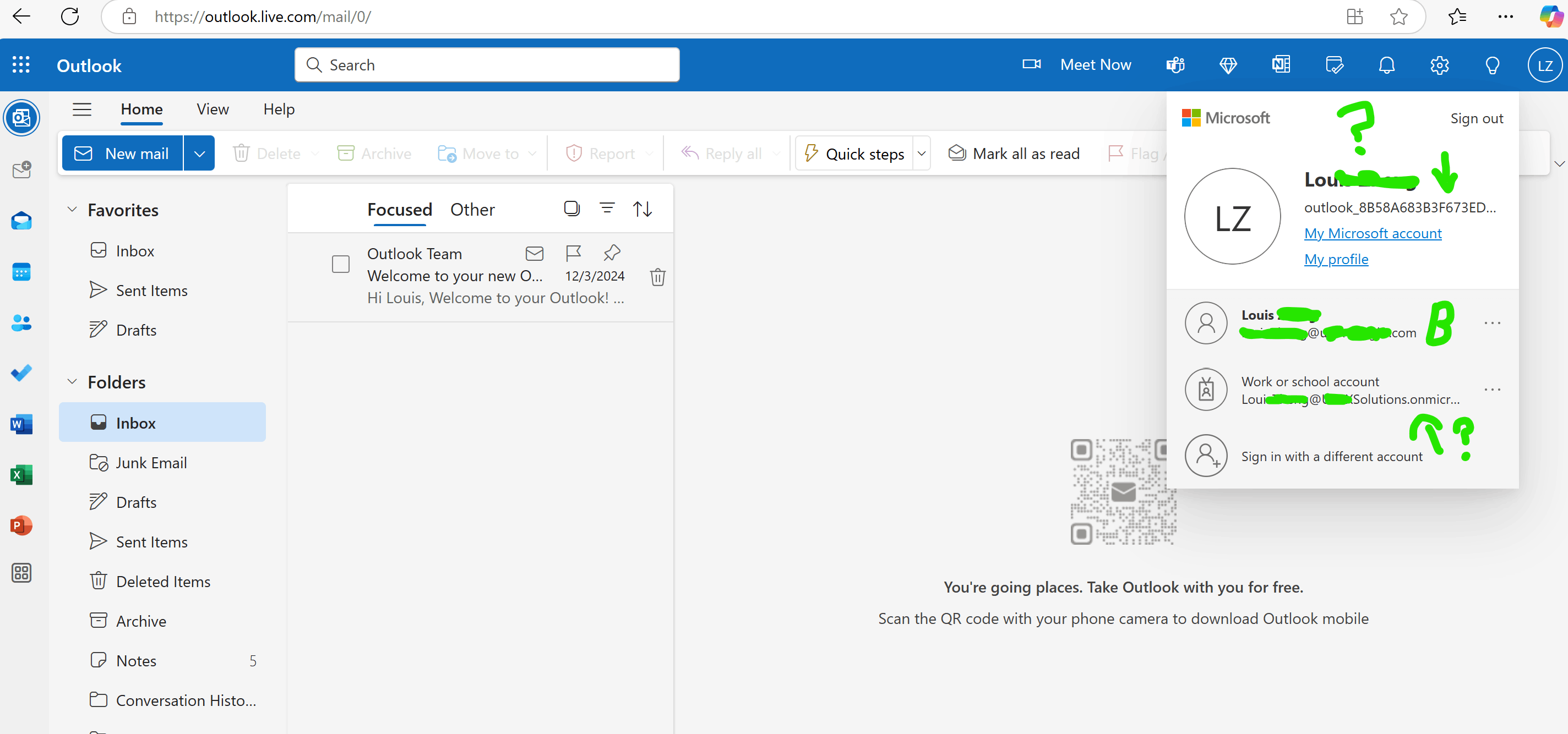 Strange Outlook Account Issue: Calendar Sharing Between Two Accounts ...