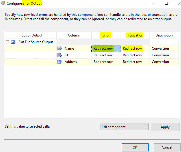 Ssis Execution Log Show Errors At Different Row Microsoft Qanda