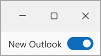 New Outlook not showing refresh inbox button or "all folders up to date ...
