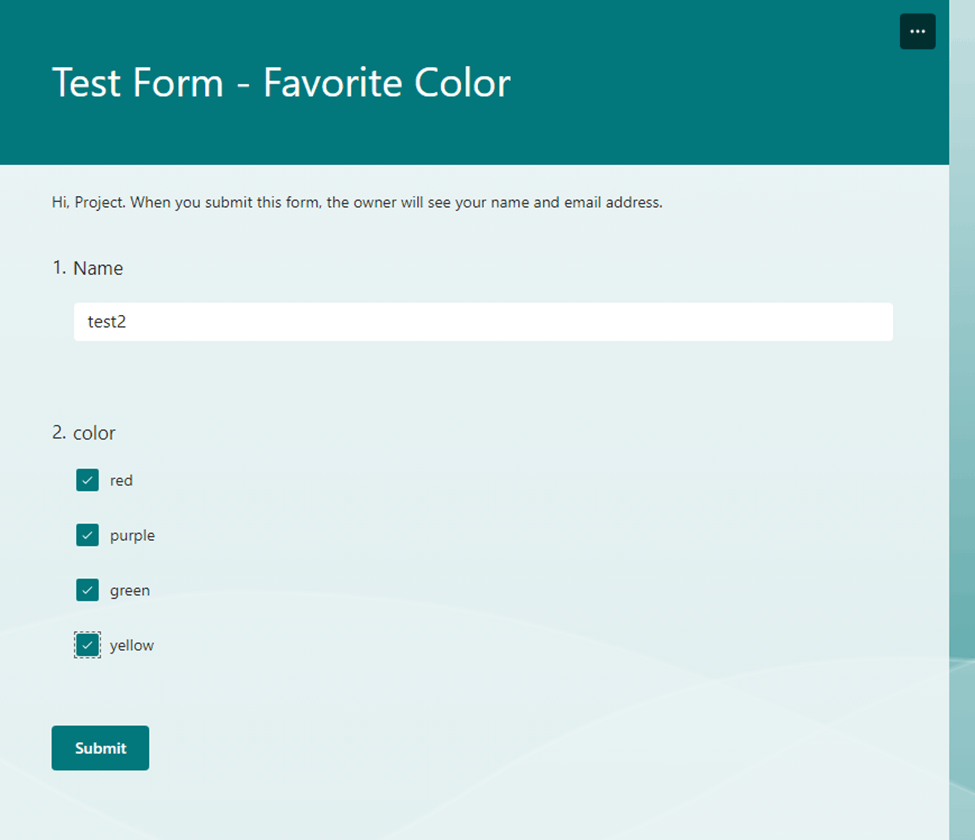 MS Forms response to SharePoint List items via Power Automate. Why can ...