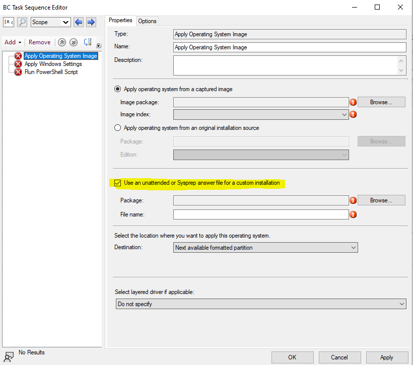 Provisioning on first boot does not skip initial setup - Microsoft Q&A