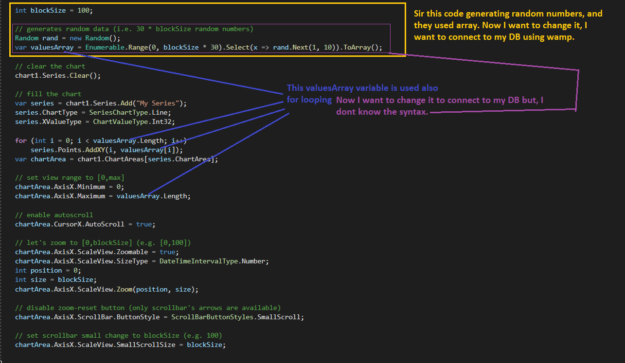 How to connect hScrollBar to GraphChart in c# - Microsoft Q&A How to connect hScrollBar to GraphChart in c# - Microsoft Q&A