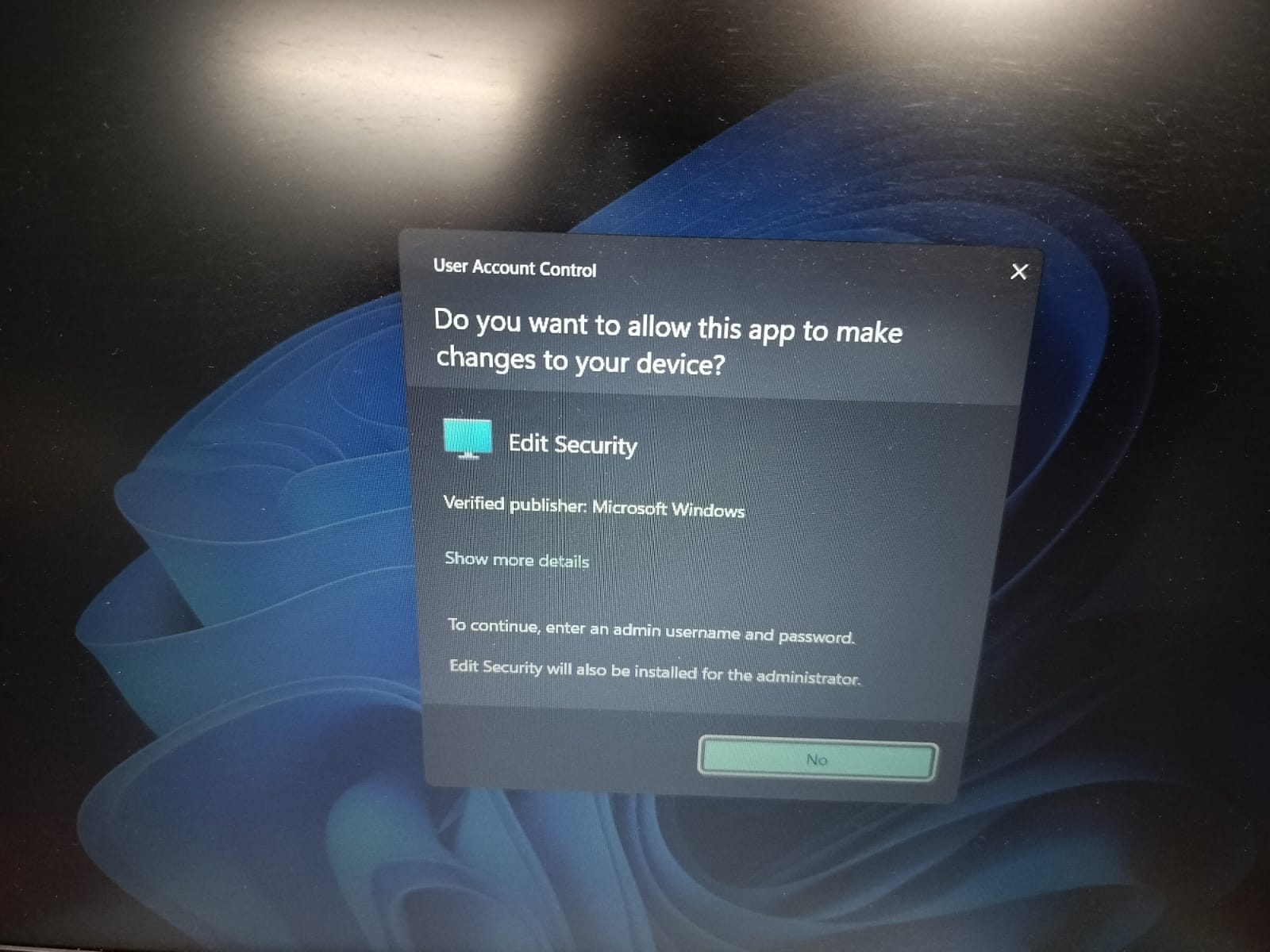 My user account continue button not showing disables, and access is denied interface, how to ...
