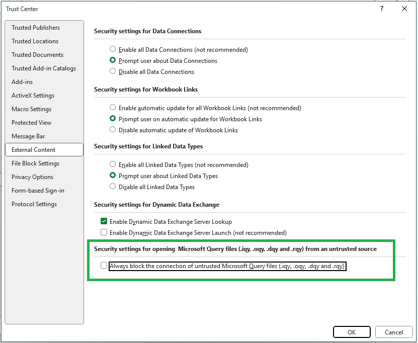 How to disable Excel Security Warning for only one excel file ...