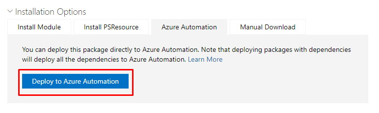 Azure Automation Account Runbook can't use Microsoft.Graph.Authentication Module - Microsoft Q&A