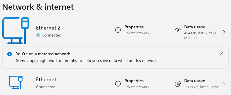Setting network adapter priority no longer works in Windows 11 ...