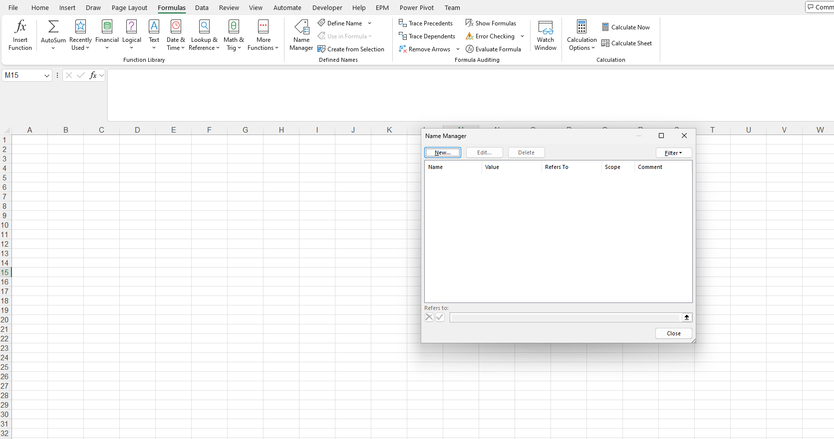 Delete large amount of named ranges in excel workbook - Microsoft Q&A