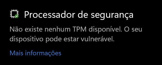 Windows 11 - Windows Security says no TPM, but Devices Manager, TPM.MSC and Security Processor ...