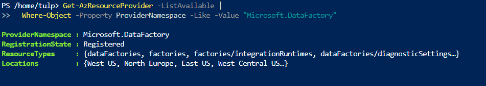 Resource provider Microsoft.DataFactory stuck in registering state - Microsoft Q&A