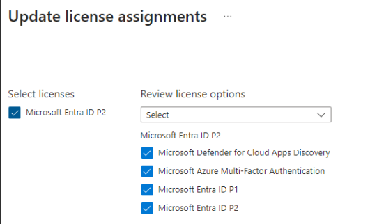 unable to assign AAD P2 licenses to a group in 2nd tenant - Microsoft Q&A