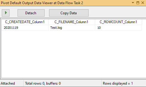 How to parse 3 rows in a file to a 1 row in a table with 3 columns - Microsoft Q&A