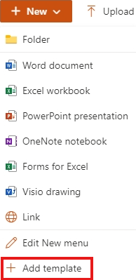 Sharepoint and Excel/word Templates - Microsoft Q&A