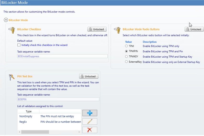 Udi Designer And Ts And Bitlocker Issue With Sccm Microsoft Qanda