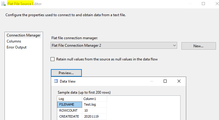 How To Parse 3 Rows In A File To A 1 Row In A Table With 3 Columns