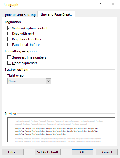 How do I get rid of unwanted page breaks? - Microsoft Q&A