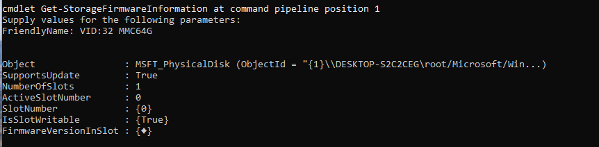 IOCTL_STORAGE_FIRMWARE_DOWNLOAD returns ERROR_INVALID_FUNCTION on eMMC laptop - Microsoft Q&A