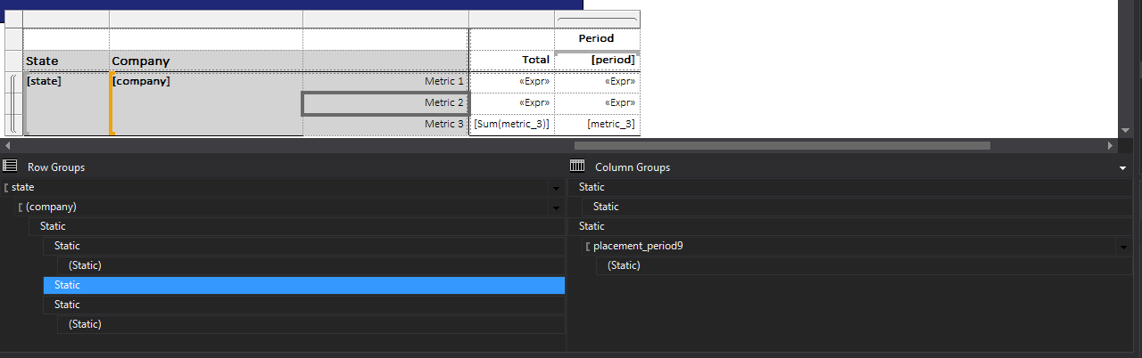 SSRS Pivot Style Table - Microsoft Q&A SSRS Pivot Style Table - Microsoft Q&A