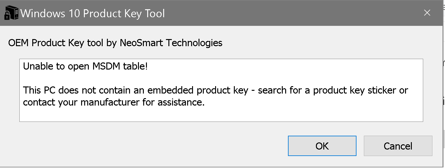windows 10 active but no product key found - Microsoft Q&A