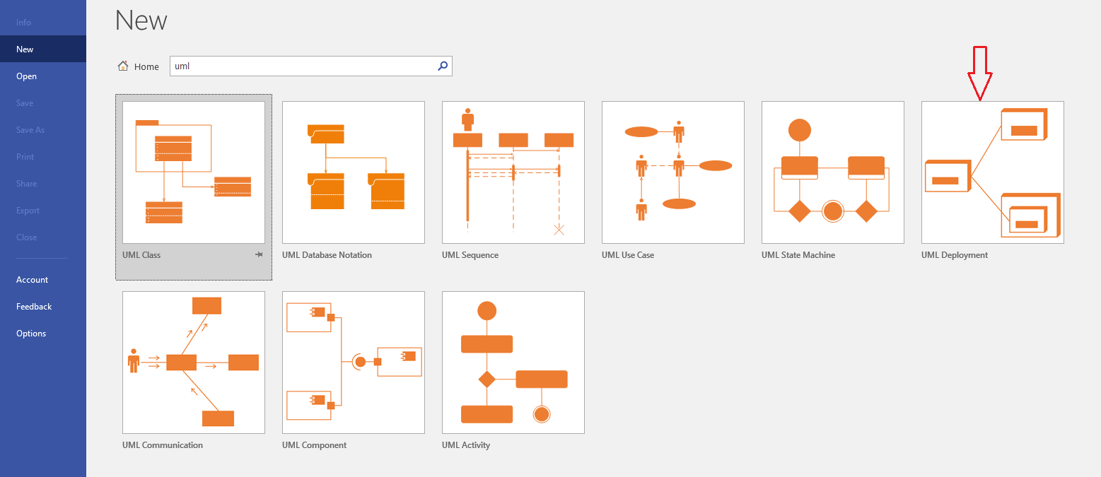 Missing UML Deployment Diagram Shapes in VISIO PRO 2016 - Microsoft Q&A