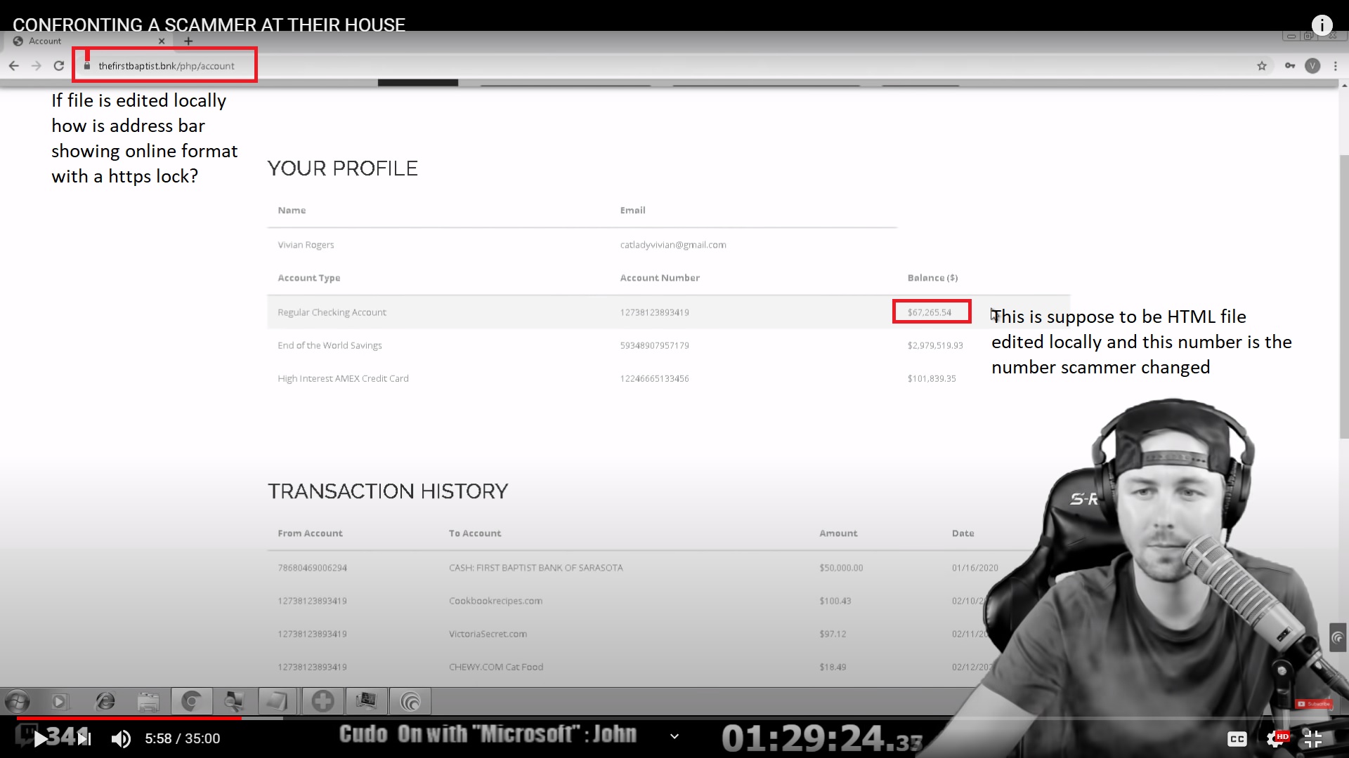 Edge Address Bar Of Edited Local Html File Microsoft Qanda