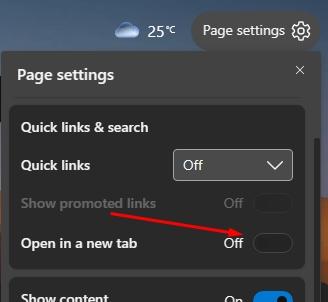 How to remain on startup tab after right-clicking link? - Microsoft Q&A