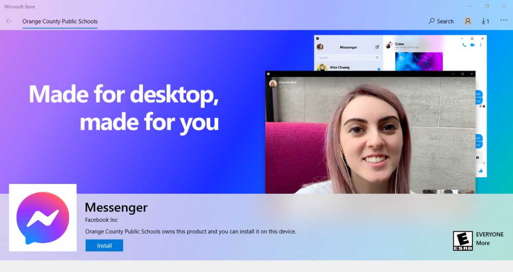 Facebook Messenger Download - Microsoft Q&A