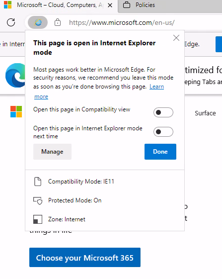 IE Mode Save Page As Not Working - Microsoft Q&A