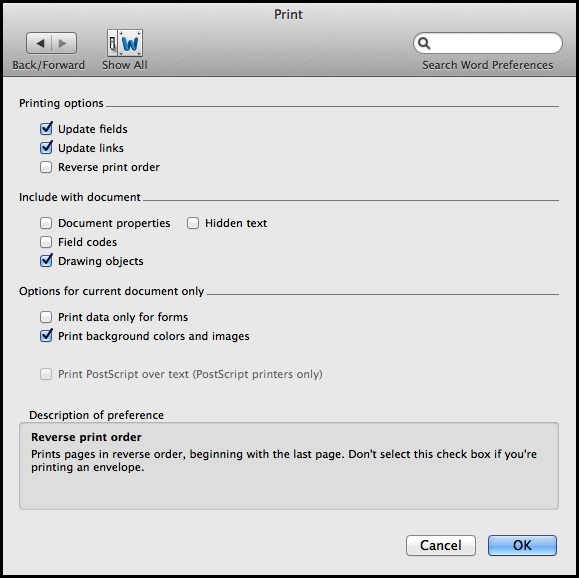 Why won't fill effects print in Word 2007? - Microsoft Q&A