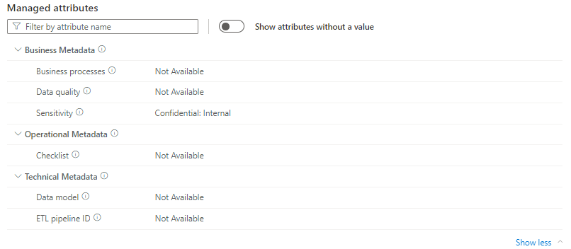 How to get Managed Attributes field details from Purview from their ...