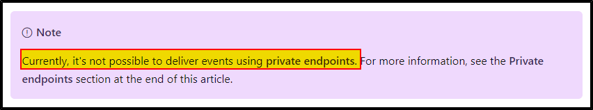 An Event Grid Custom Topic With A Private End Point For Blob Storage As Sourcefor Events Like