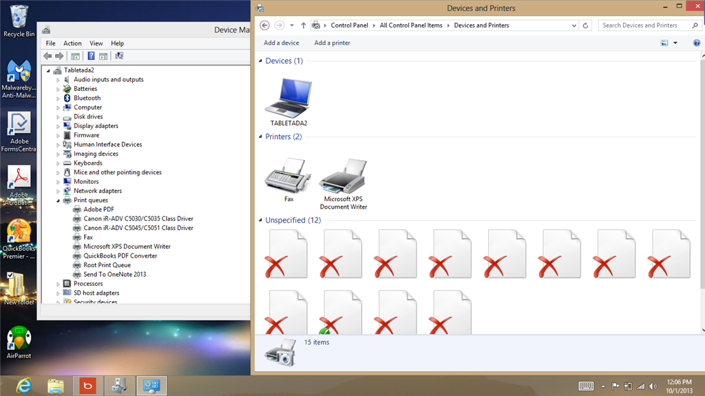 Printers are listed as unspecified - Microsoft Q&A