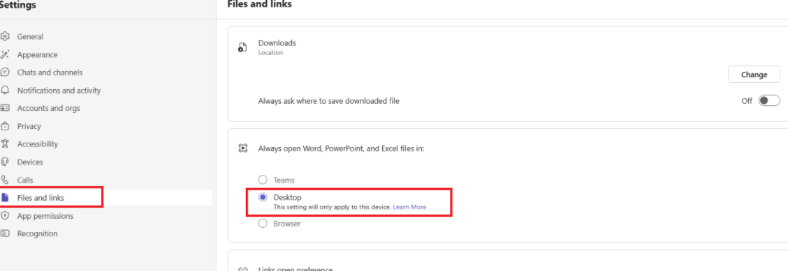 Opening Teams File on Desktop - Microsoft Q&A