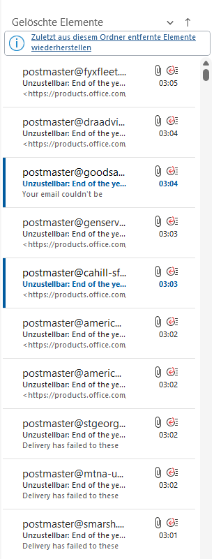 Verdächtige Emails erhalten von Postmaster - Microsoft Q&A