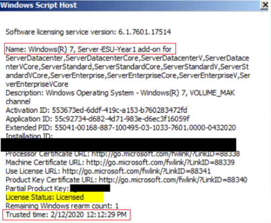 MICROSOFT ESU KEY EXPIRY DATE - Microsoft Q&A