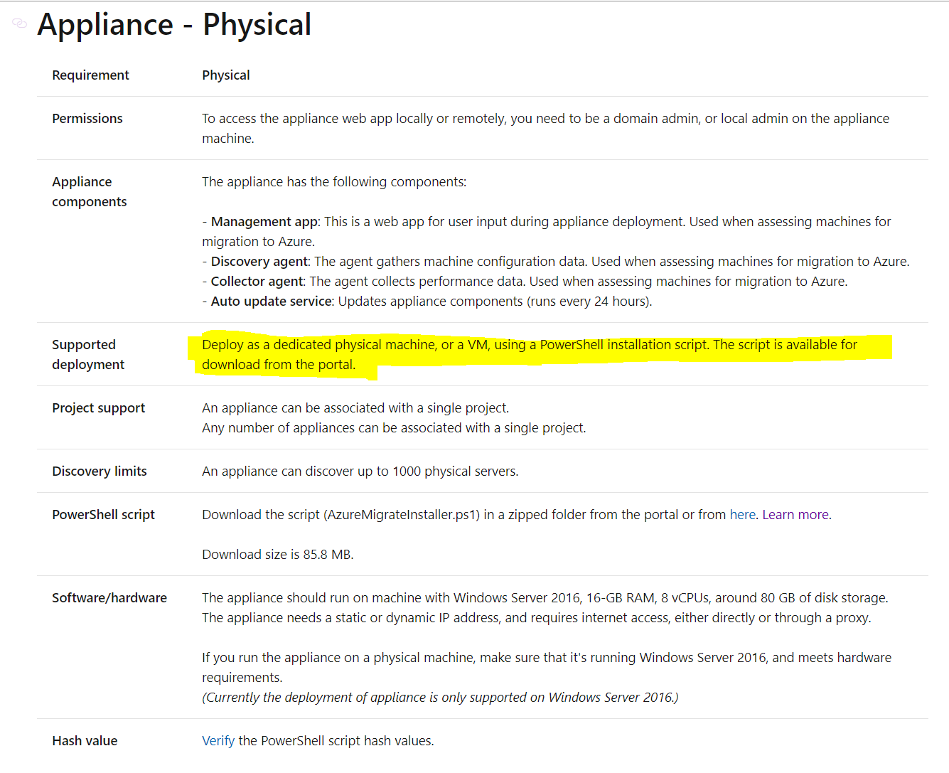 Azure Migrate for Physical Server Discovery - Microsoft Q&A