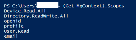 Update-MgDevice failing with Insufficient privileges error - Microsoft Q&A