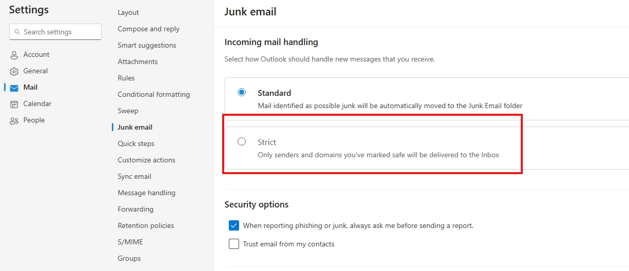 I just moved an email message from my Junk folder to my Inbox and it disappeared. - Microsoft Q&A
