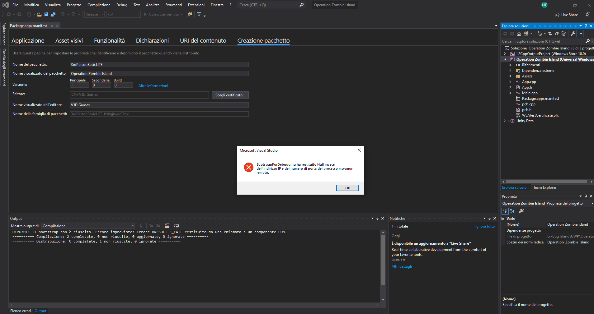 Creators Program Hresult Efail Error Microsoft Qanda