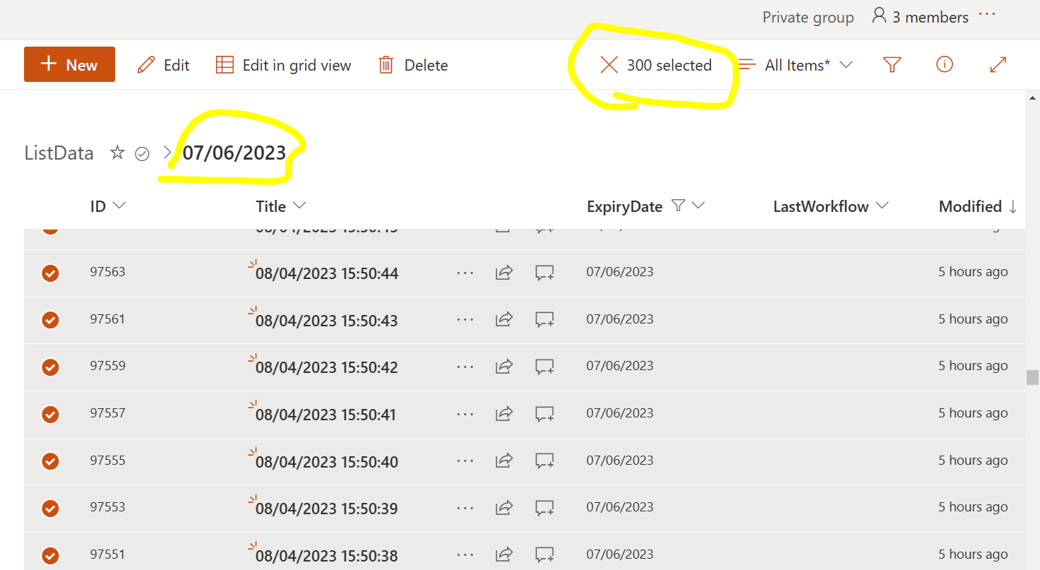 Rest APIGetItems is not returning all the records - Microsoft Q&A