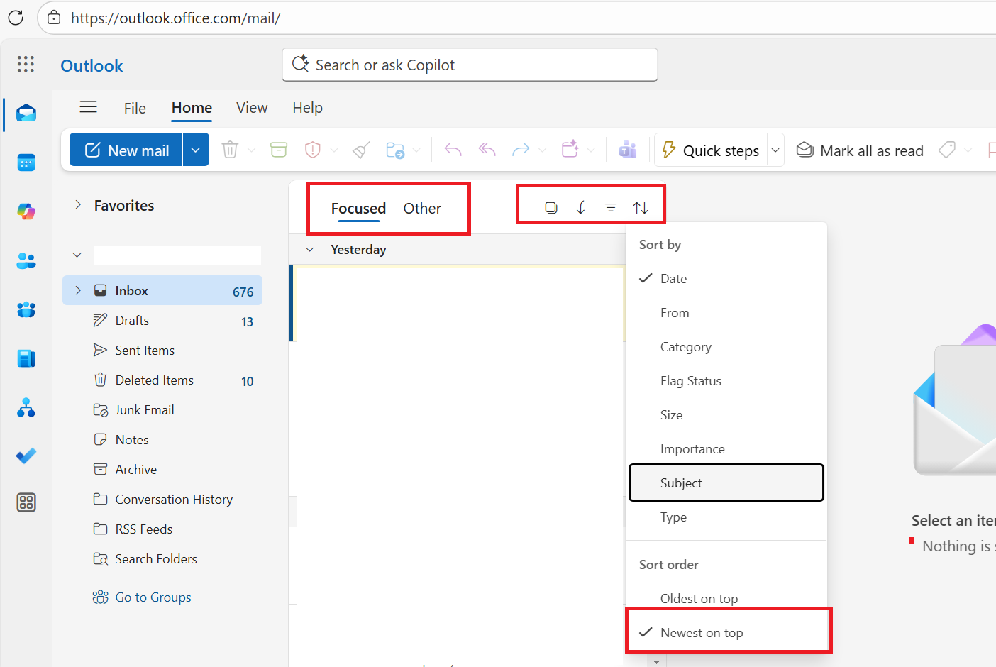 emails in inbox - Microsoft Q&A