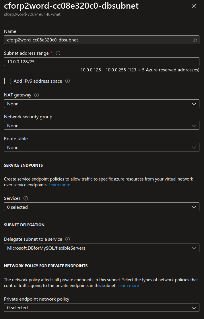Unable to delete Virtual Network due to Service Association Link - Microsoft Q&A