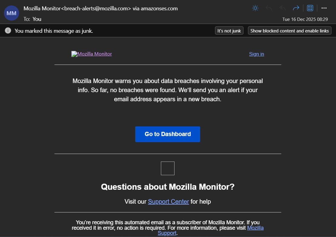 Microsoft Outlook Phishing Email - Microsoft Q&A