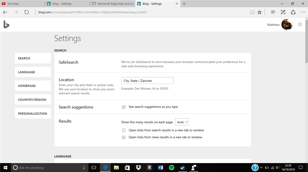 Safesearch has locked itself - Microsoft Q&A